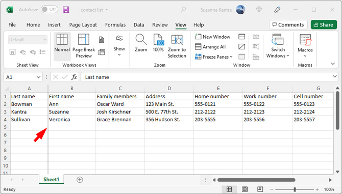 How To Freeze Cells In Microsoft Excel Techlicious