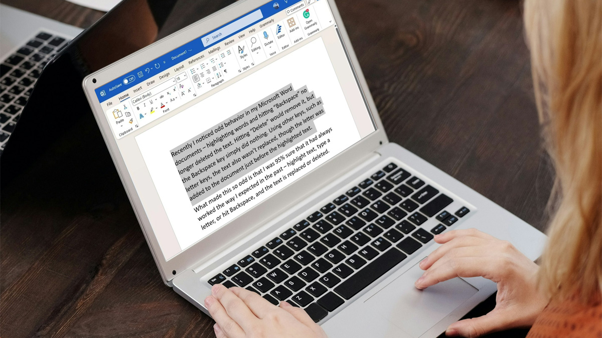Why Backspace Isn’t Deleting Highlighted Text in Microsoft Word ...