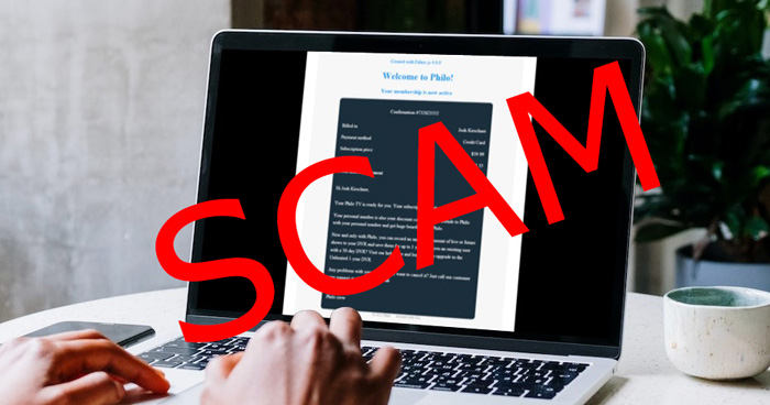 Watch Out for Philo Subscription Email Scams - Techlicious