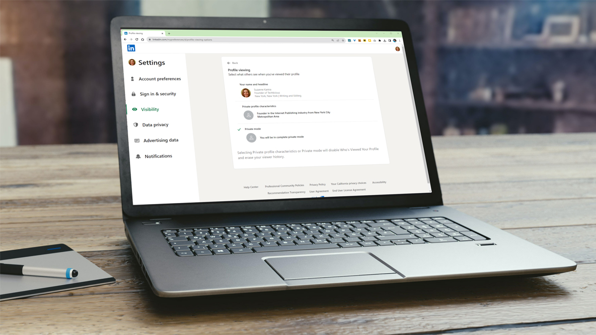 Visit a LinkedIn Profile without Them Knowing Using Private Mode - Techlicious