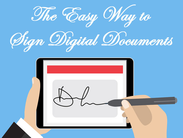 How to Add Your Signature to Electronic Documents - Techlicious